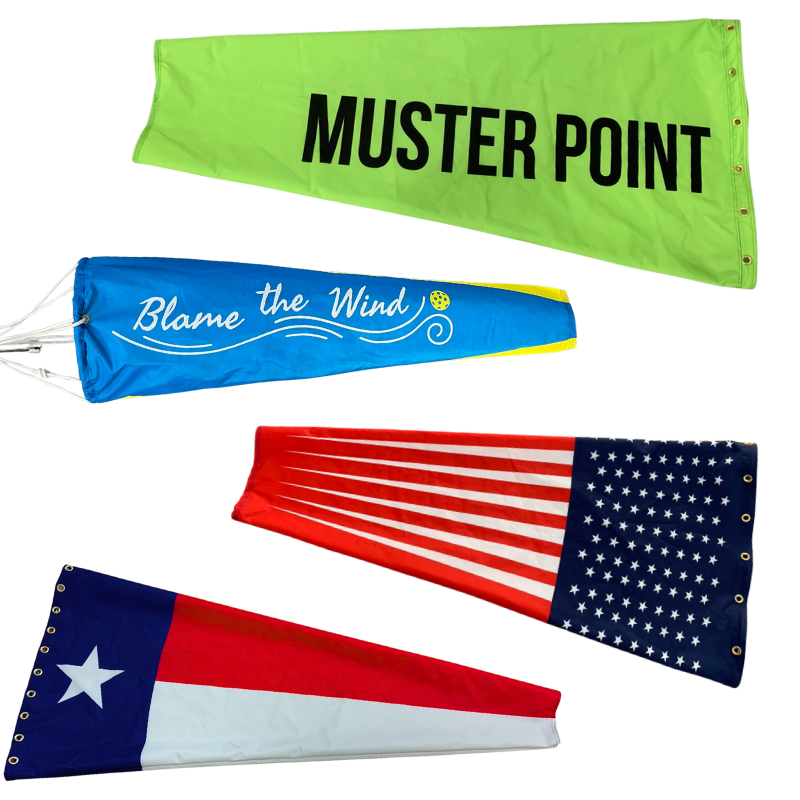 White Airport Windsock - Heavy Duty CASA Compliant Aviation Windsocks ...